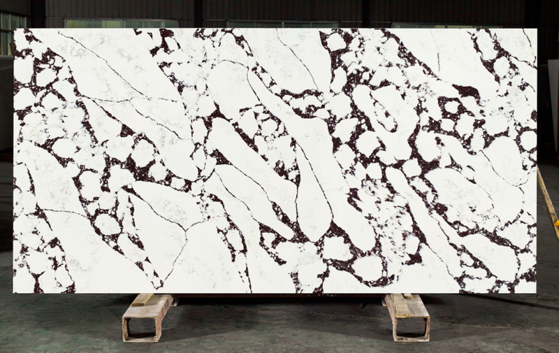 Engineered Quartz FE803 Calacatta Viola for Countertops , Vanity ...