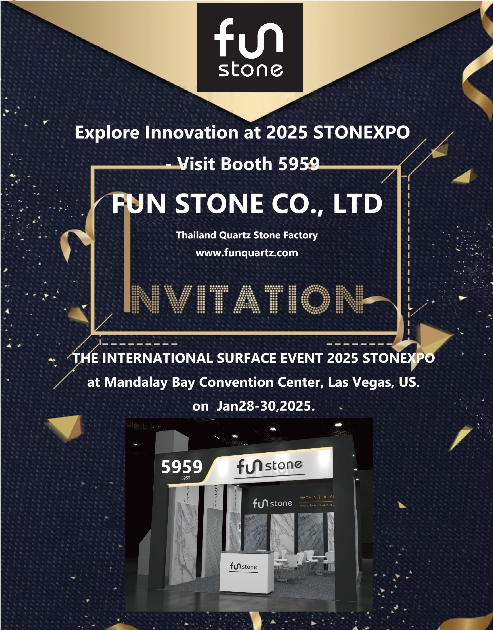 2025 STONEXPO -- FUN STONE Booth# 5959 - FUN STONE CO.，LTD